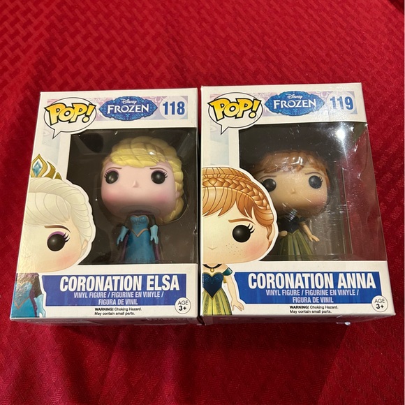 Funko | Toys | Funko Coronation Anna And Elsa Set | Poshmark